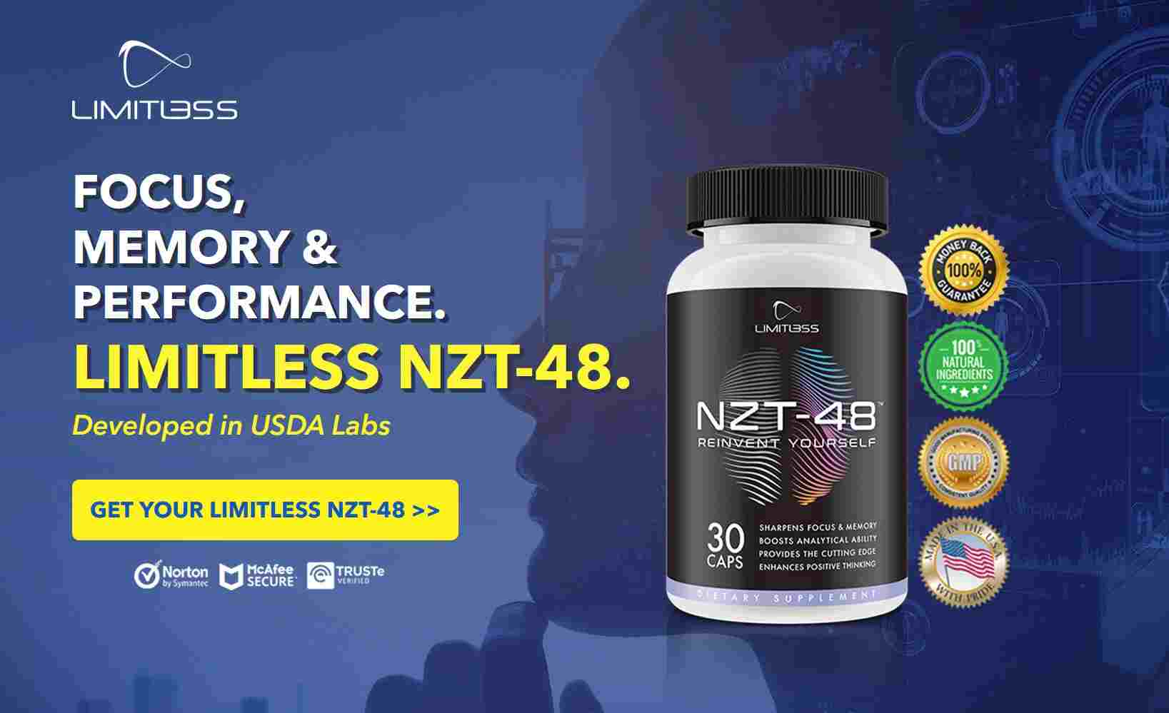 NZT 48 Limitless Reviews | Best Memory Enhancer Supplement